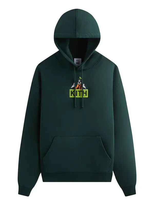 Kith For Mickey & Friends Goofy Classic Logo Hoodie - Green
