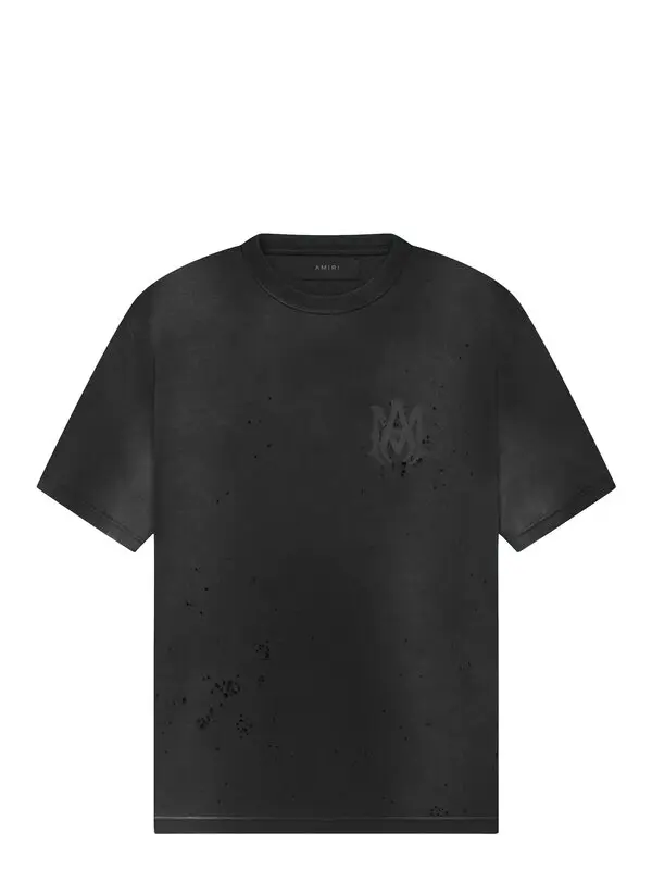Amiri Logo Shotgun Tee - Black