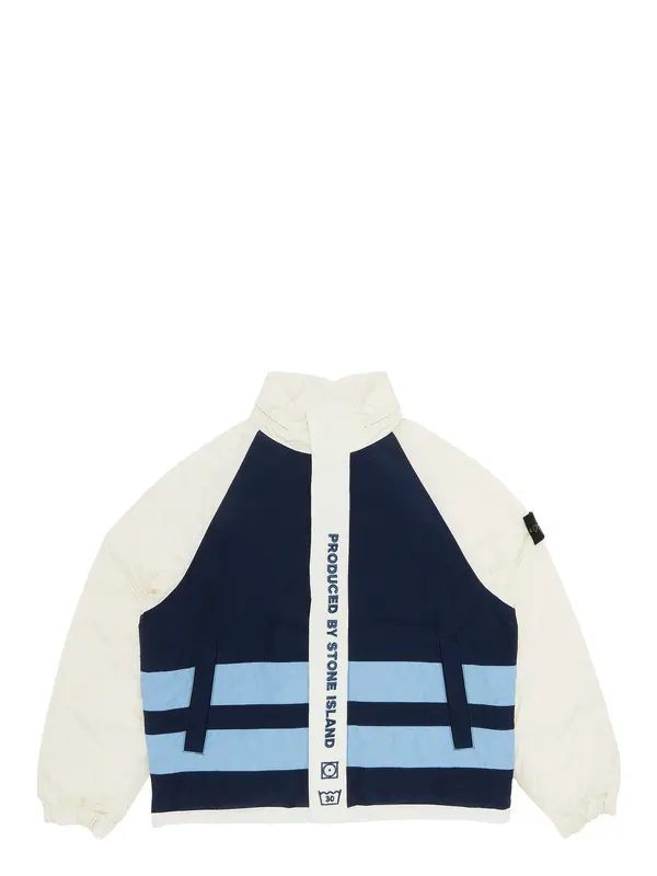 Supreme X Stone Island Reversible Down Puffer Jacket - White