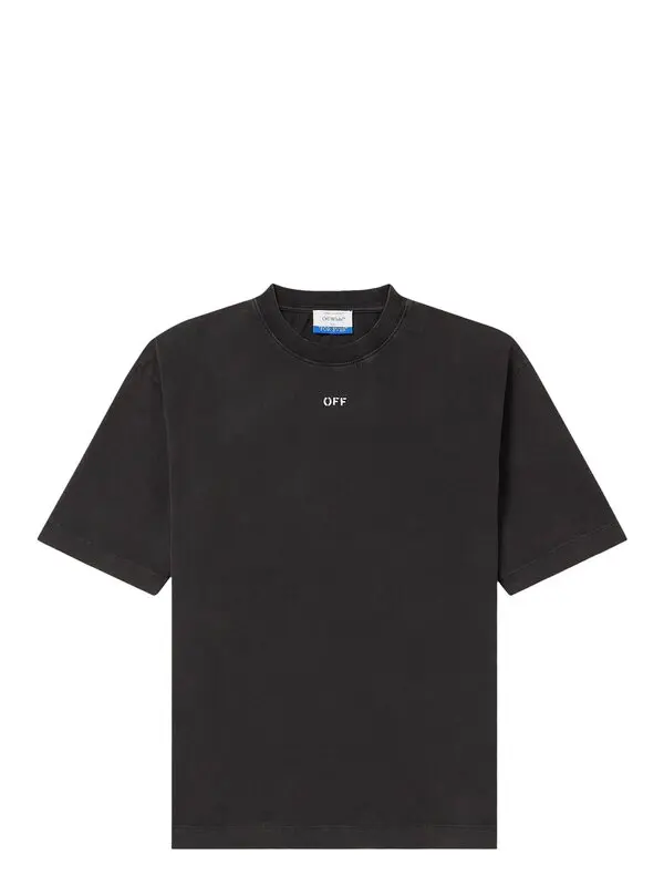 Off-White St. Matthew Skate Short-sleeve T-shirt /grey - Black
