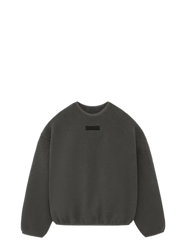 Fear Of God Polar Fleece Crewneck 'ink - Black