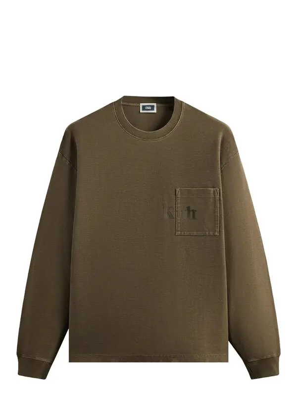 Kith Long-sleeve Quinn Tee 'java - Brown
