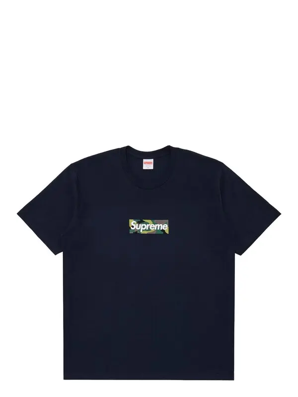 Supreme Box Logo Tee 'navy - Blue