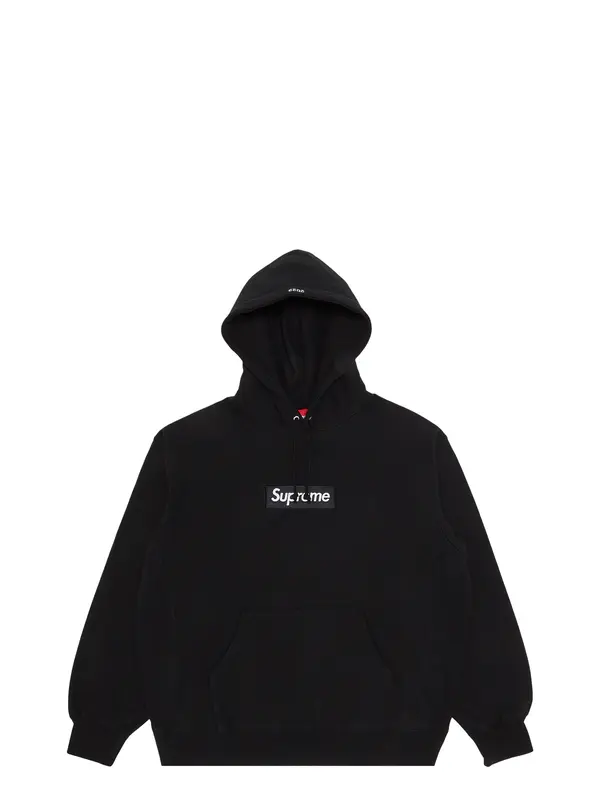 Supreme Box Logo Hooded Sweatshirt - Black