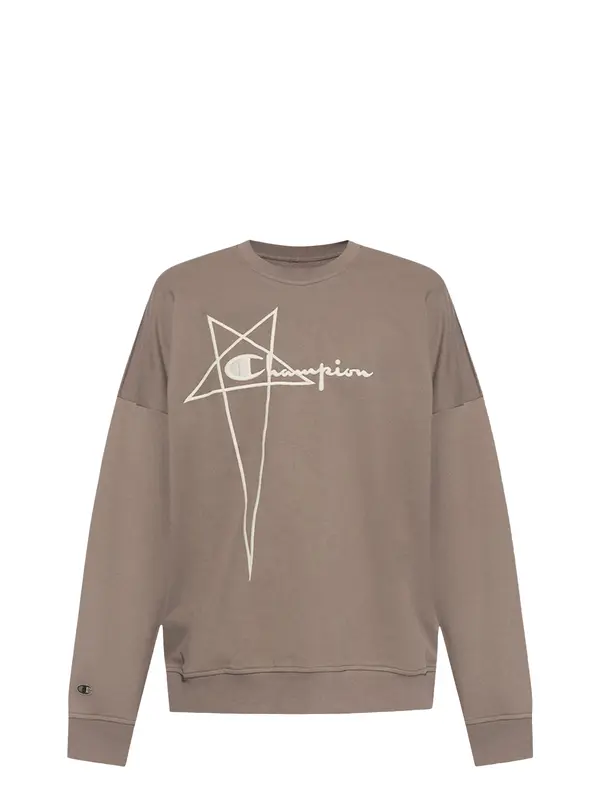 Rick Owens Pullover Sweatshirt - Brown