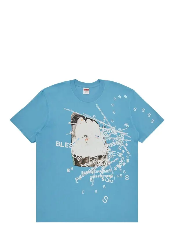 Supreme X Bless Observed In A Dream Tee 'light Slate - Blue