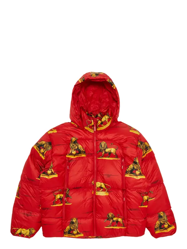 Supreme Featherweight Down Puffer Jacket - Red