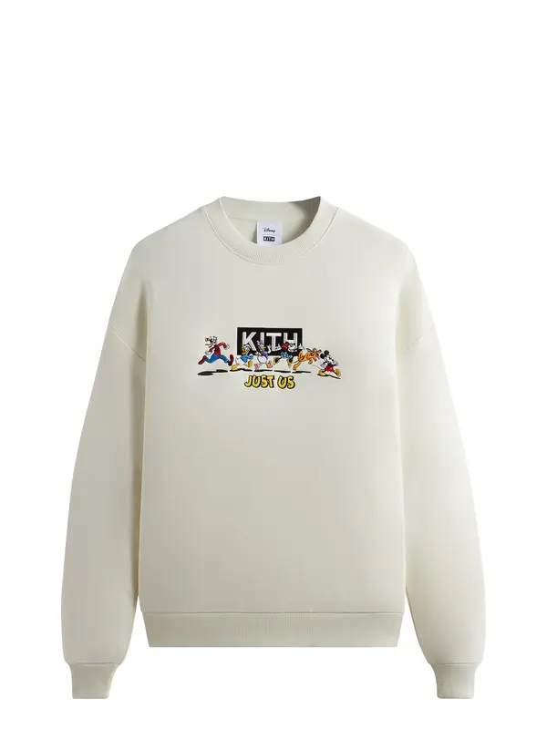 Kith For Mickey & Friends Family Crewneck - Cream