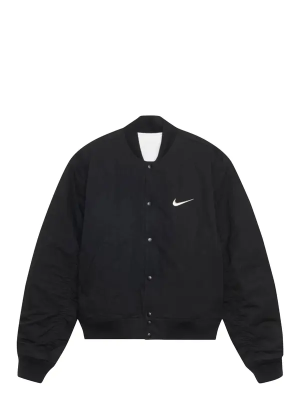 StÜssy X Nike Reversible Varsity Jacket - Black