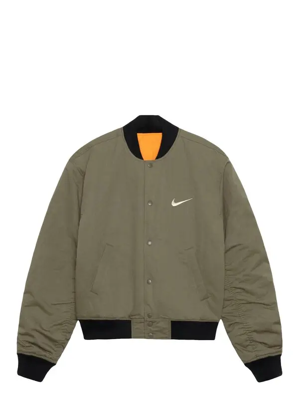 StÜssy X Nike Reversible Varsity Jacket - Green