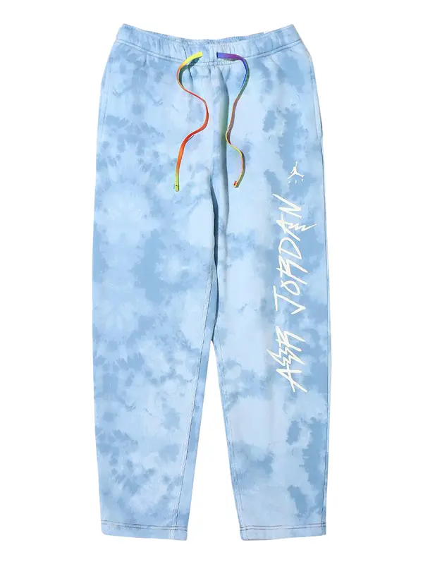 JORDAN X J Balvin Fleece Pants 'celestine /leche - Blue