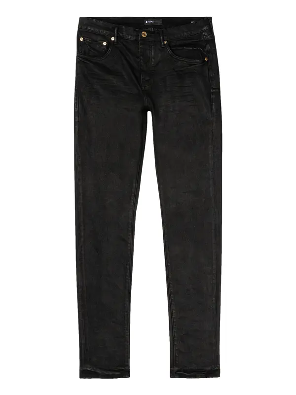 PURPLE BRAND Low Rise Skinny Jeans - Black