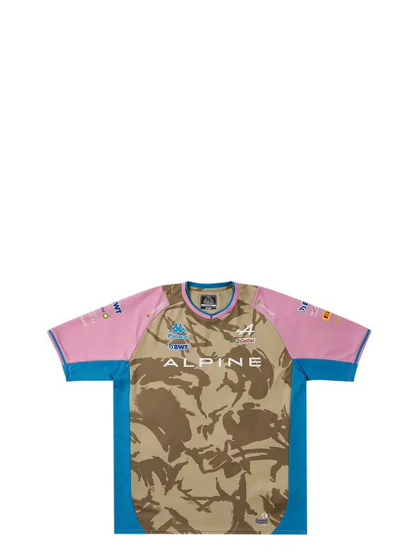 PALACE X Kappa For Alpine Driver Jersey - Tan