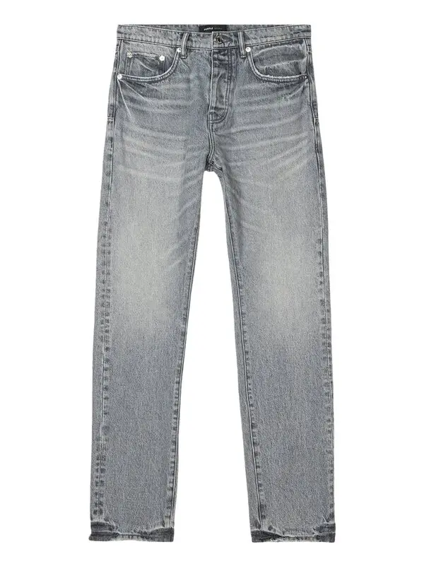 PURPLE BRAND Faded Straight Leg Jeans - Grey
