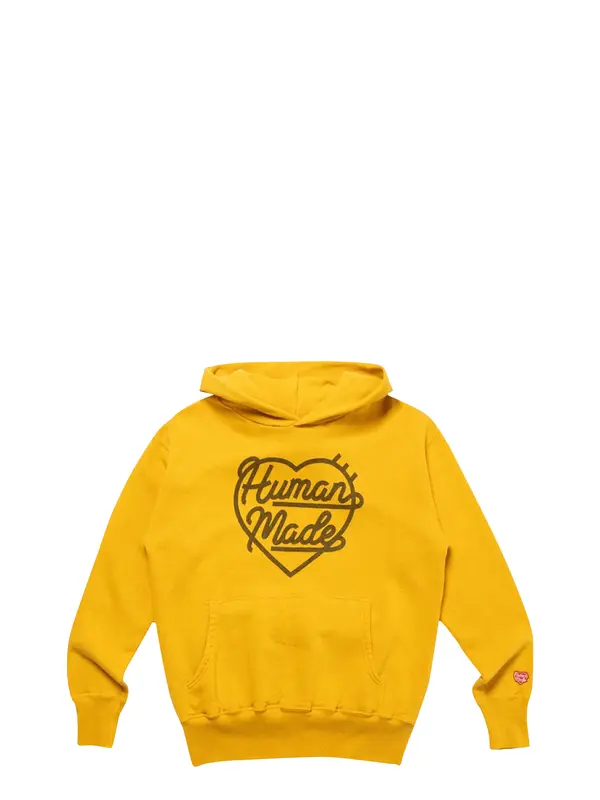 HUMAN MADE Heart Tsuriami Hoodie - Yellow