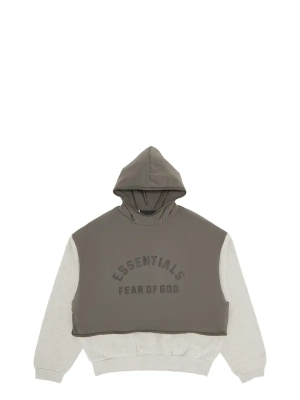 Fear Of God Nylon Fleece Hooded Sweater - Grey