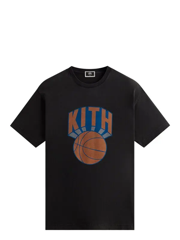 Kith For The New York Knicks Vintage Tee - Black