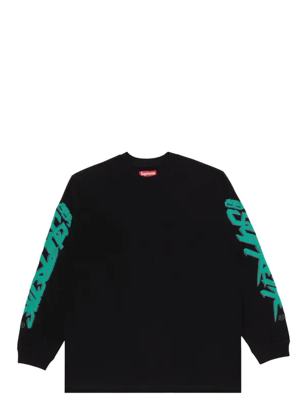 Supreme Racing Intarsia Long-sleeve Top - Black
