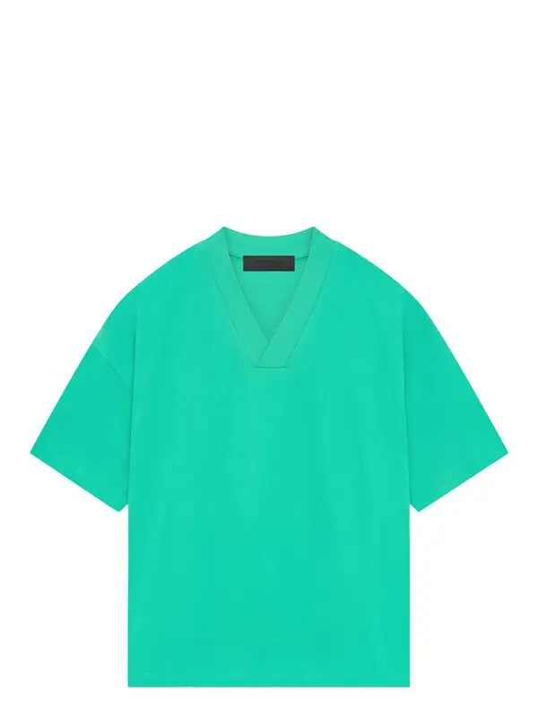 Fear Of God V Neck T-shirt 'mint Leaf - Green