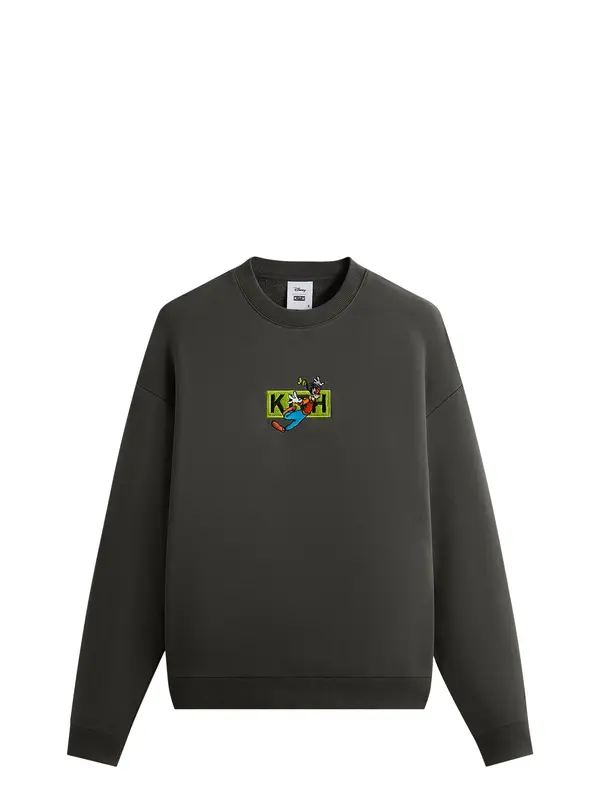 Kith For Mickey & Friends Goofy Classic Logo Crewneck - Black