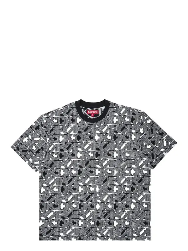 Supreme Fuck Intarsia Short-sleeve Top - Black