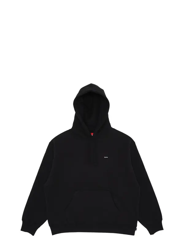 Supreme Small Box Drawcord Hooded Sweatshirt - Black