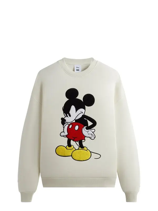 Kith For Mickey & Friends Mad Mickey Vintage Crewneck - Cream