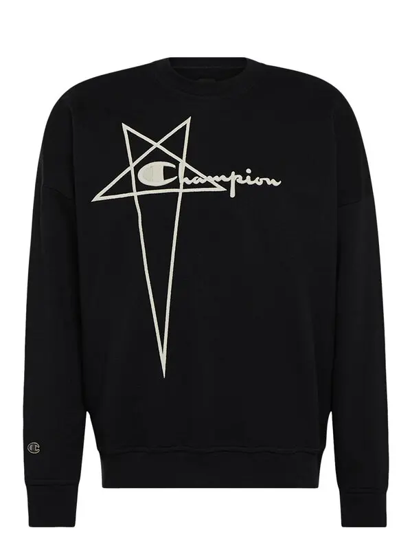Rick Owens Pullover Sweatshirt - Black