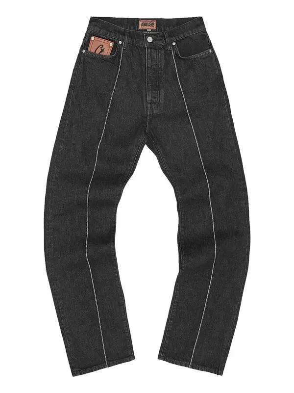 CORTEIZ C-star Stitch-down Jeans - Black