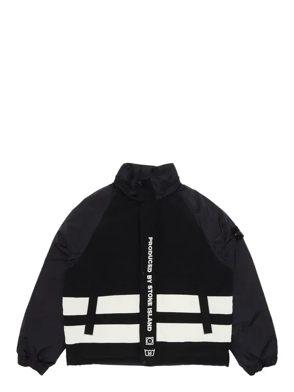 Supreme X Stone Island Reversible Down Puffer Jacket - Black