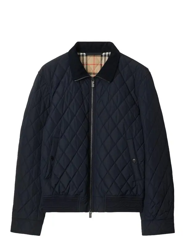 Burberry Quilted Nylon Jacket - Navy