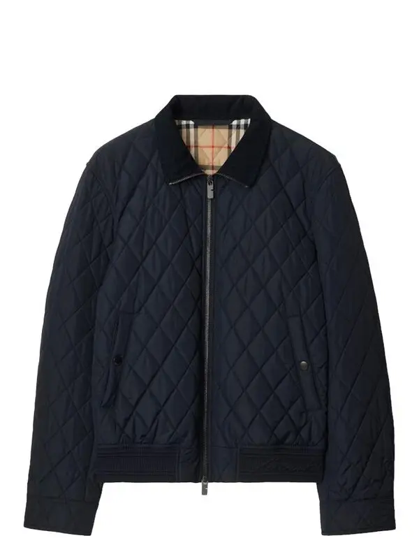 Burberry Quilted Nylon Jacket - Navy