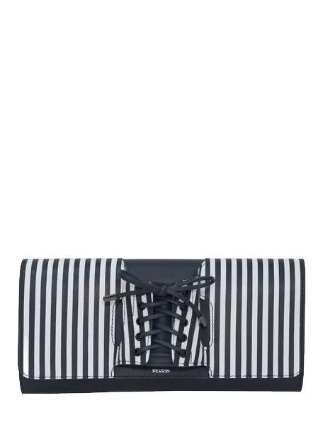 Perrin Le Corset Classic Glove Clutch - Stripe