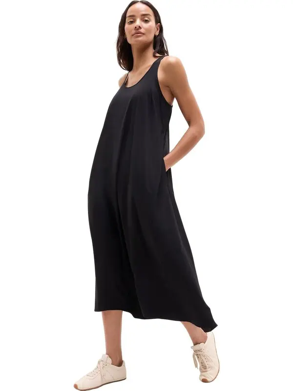 Athleta Presidio Traveler Maxi Dress - Black