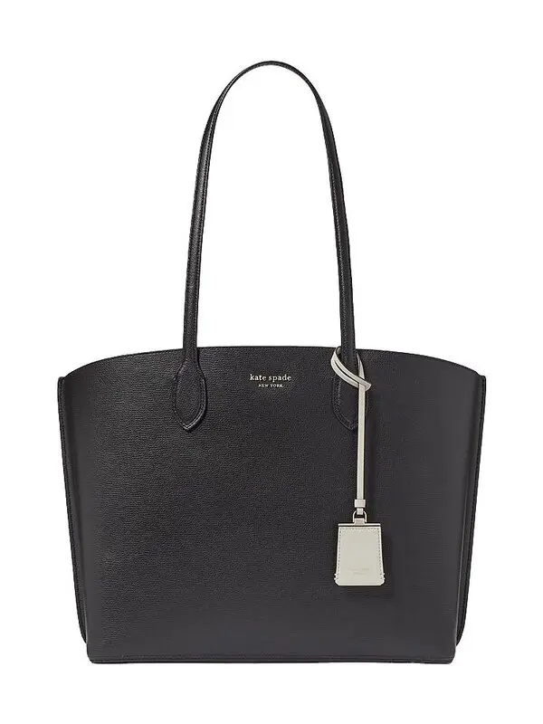 Kate Spade New York Suite Crossgrain Leather Work Tote - Black