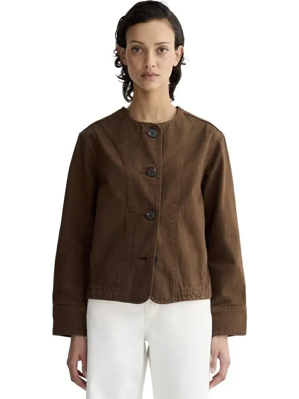 Everlane Denim Barrel Pant Jacket - Cocoa