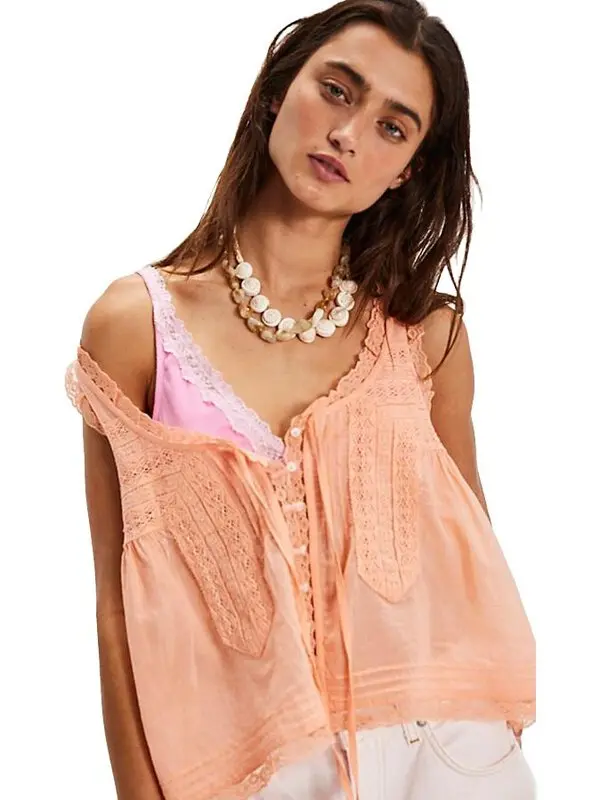 Free People Forevermore Tank - Spring Melon