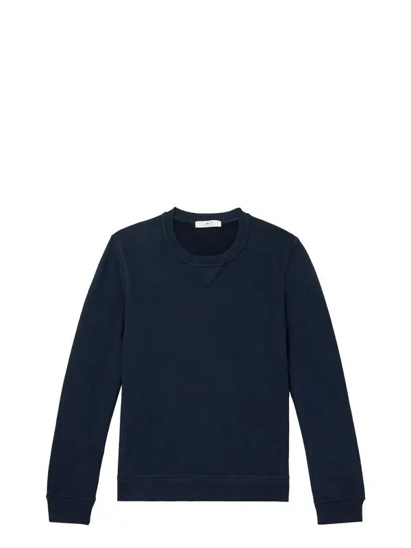 Mr P. Cotton-jersey Sweatshirt - Blue