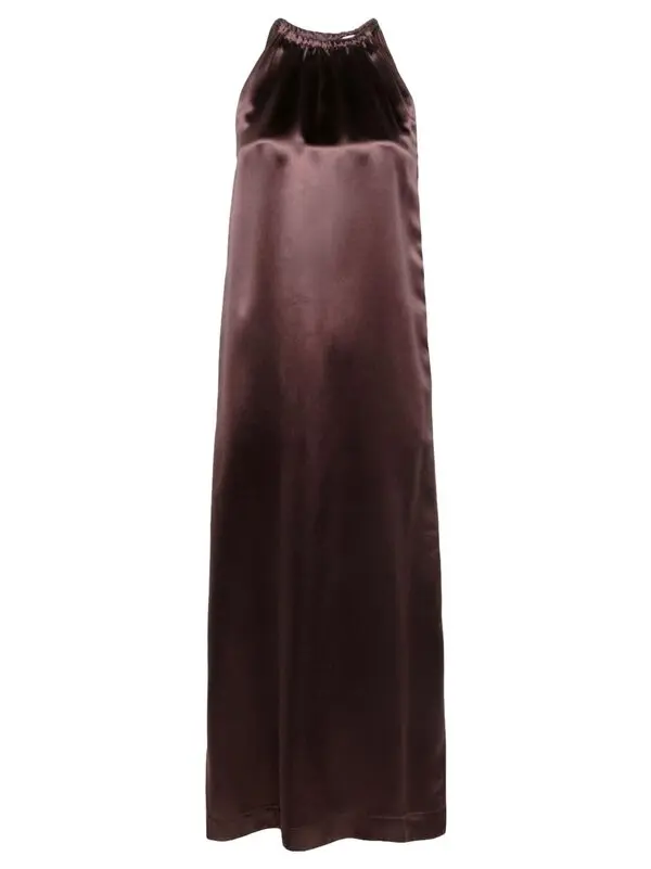 Loulou De Saison Morene Halterneck Maxi Dress - Purple