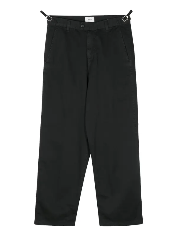 HAIKURE High-waisted Tapered Trousers - Black