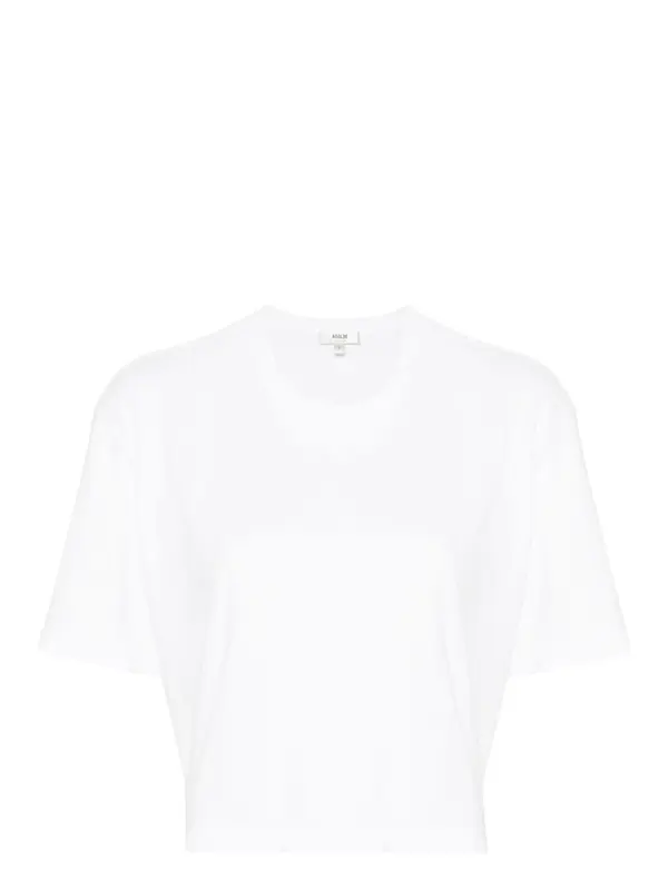 AGOLDE Anya Cropped T-shirt - White