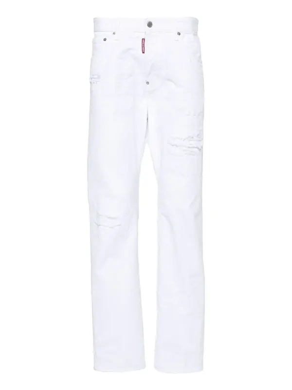 Dsquared2 642 Straight-leg Jeans - White