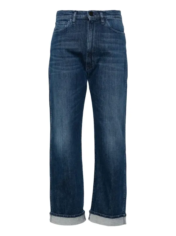 3x1 Mid-rise Cropped Jeans - Blue
