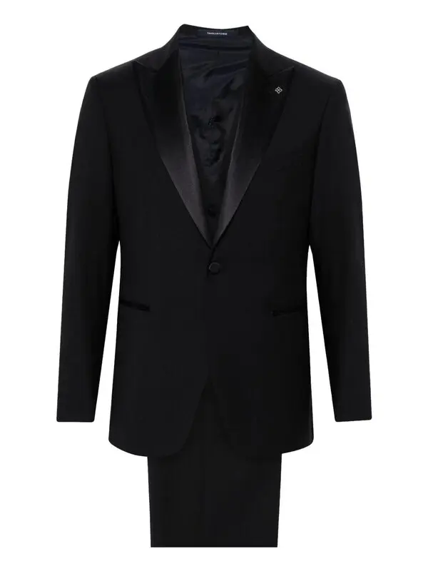 Tagliatore Single-breasted Wool Suit - Blue
