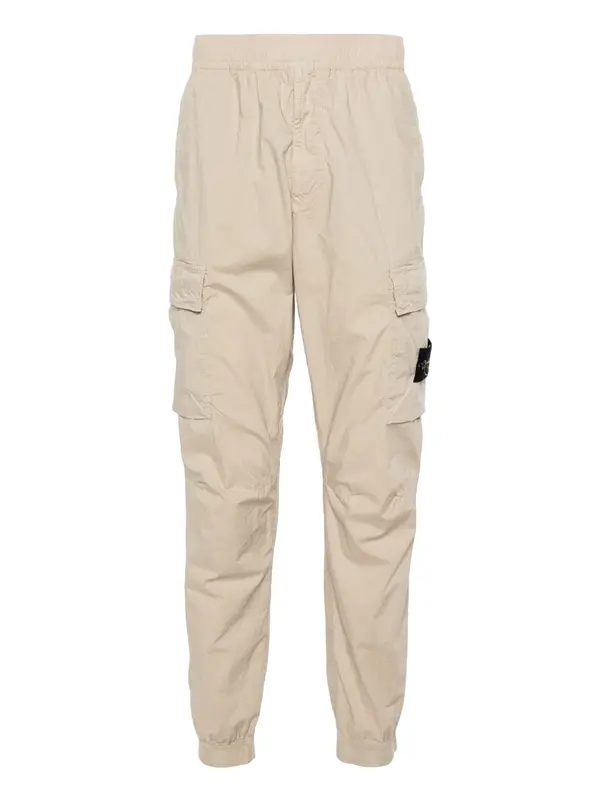 Stone Island Mid-rise Cargo Trousers - Neutrals
