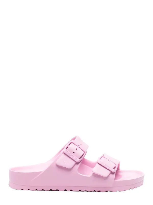 BIRKENSTOCK Arizona Logo-buckle Slides - Pink