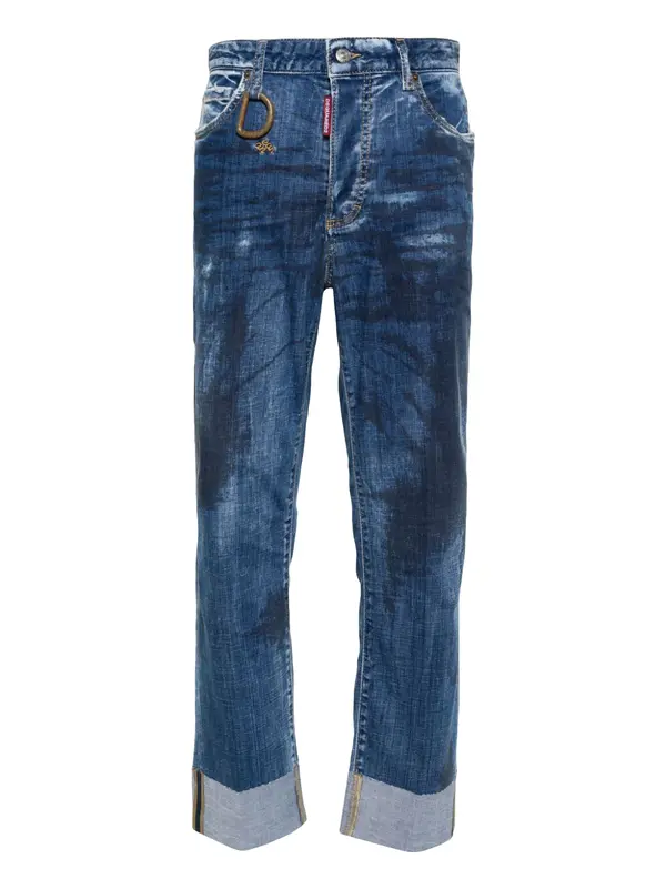 Dsquared2 Boston Straight-leg Jeans - Blue