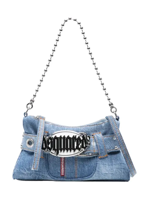 Dsquared2 Gothic Belt Denim Clutch - Blue