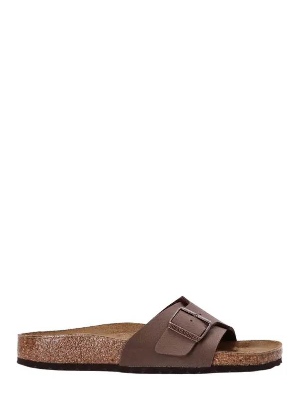 BIRKENSTOCK Catalina Leather Slides - Brown