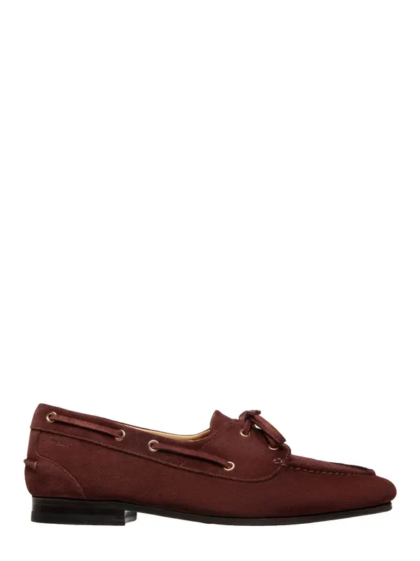 Bally Plume Boat Shoes - Red